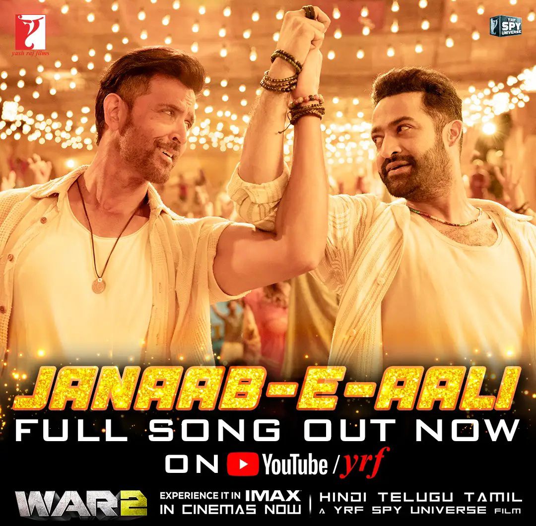 War 2 Song Janabe Aali Out | Hrithik Roshan & Jr NTR Dance Duo Trends