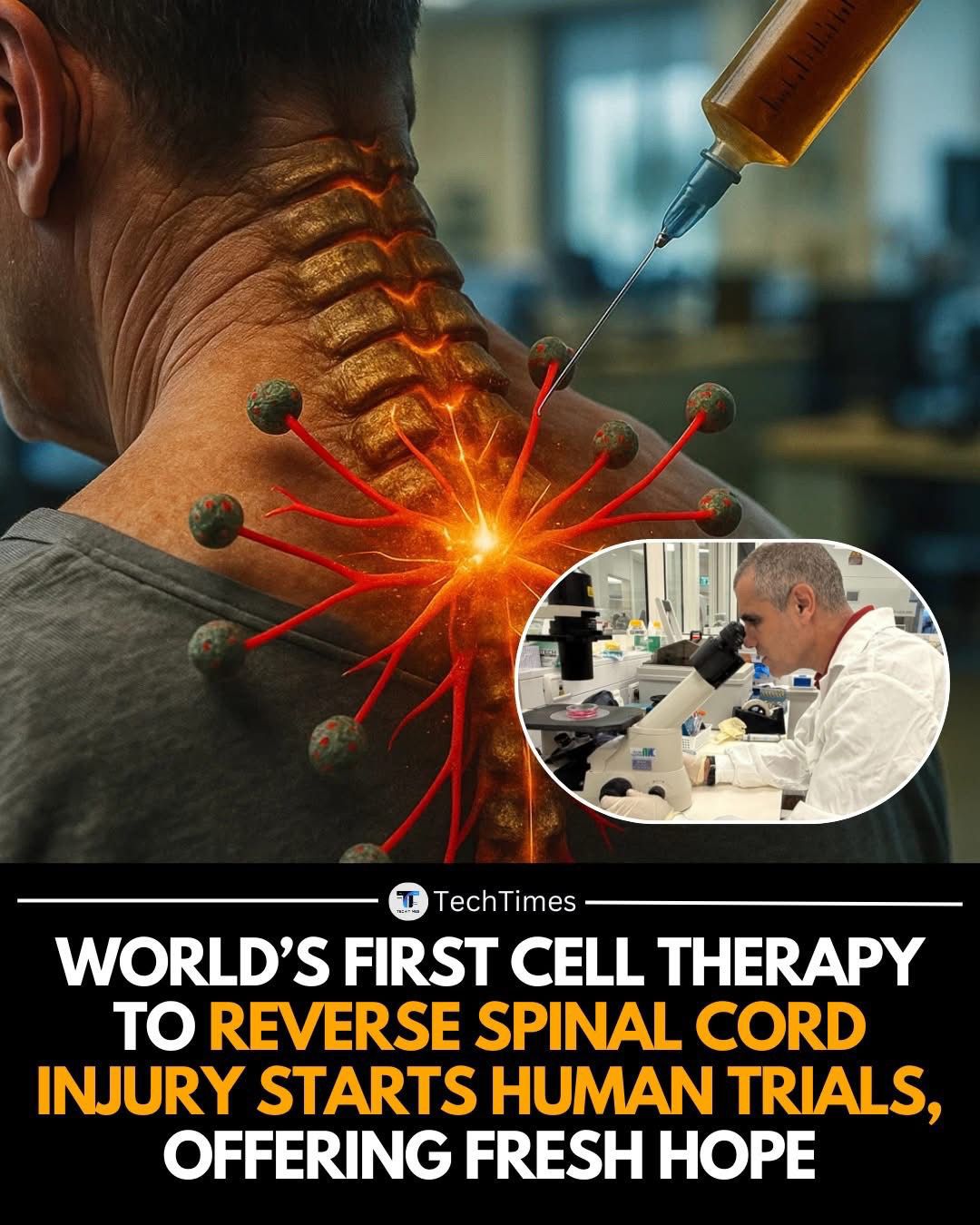 Cell Therapy Trial to Reverse Spinal Cord Paralysis
